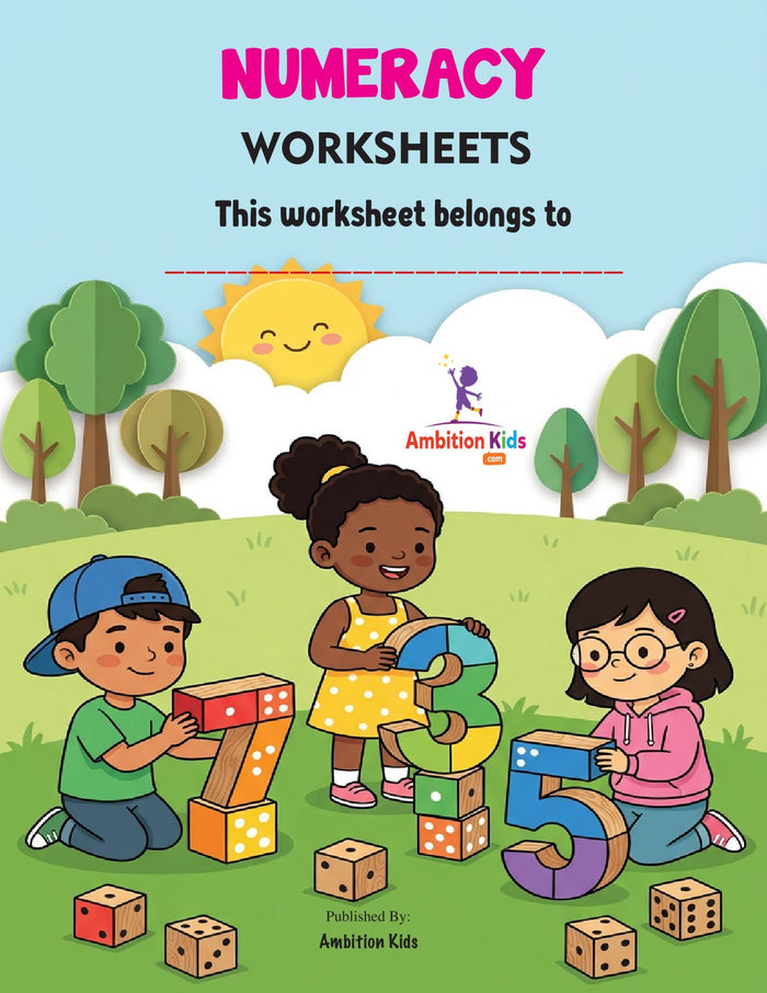 LKG Printable Worksheets | 94 Math Numeracy Practice Pages | Fun Learn