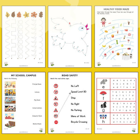 Preschool Kids Worksheets in Hard Copy Format – Ambition Kids